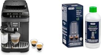 DeLonghi Magnifica Evo ECAM292.52.GB, Kaffeevollautomat mit Milchsystem, 4 Direktwahltasten für Cappuccino, Espresso und weitere Getränke, intuitives Bedienfel