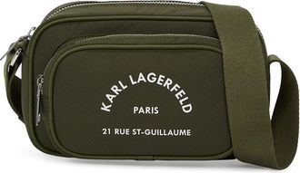 Karl Lagerfeld Crossbody Bags - RUE ST-GUILLAUME UMHÄNGETASCHE AUS NYLON - Gr. unisize - in Grün - für Damen