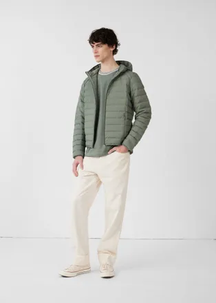 Jott Doudoune l&eacute;g&egrave;re stretch &agrave; capuche Vert sauge Frantz - Taille XXL