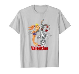 Looney Tunes Valentinstag Looney Tunes Bugs and Lola Valentines Day T-Shirt