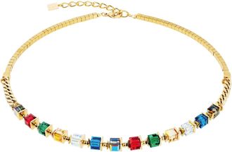 Coeur de Lion Halskette - Halskette Sparkling Cubes Fusion Chain - Gr. unisize - in Mehrfarbig - f&uuml;r Damen