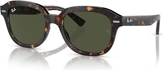 Ray-Ban Erik Sonnenbrillen Havana Fassung Grün Glas 53-20