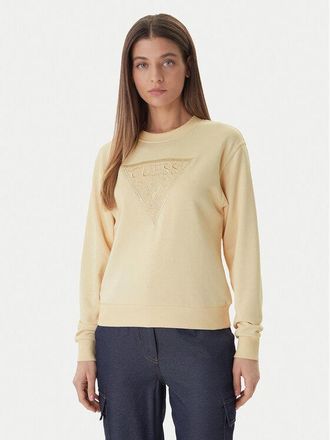 Guess Sweatshirt W6GQ09 K3183 Hellgelb Regular Fit