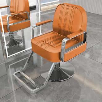 Generic Klassischer A6-Friseurstuhl mit Liegefunktion, 360&deg; Drehbar und Rollbar, f&uuml;r Friseursalons, Stylisten und Tattoo-Styling