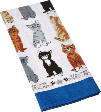 Ulster Weavers Leinen-Geschirrtuch, Katzenmotiv