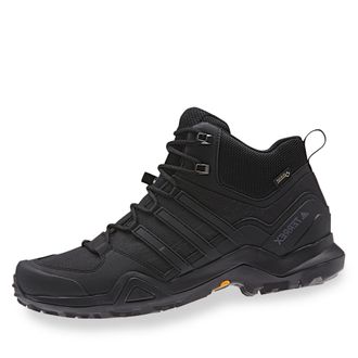 adidas Terrex Swift R2 Mid Gtx, Herren Trekking- & Wanderhalbschuhe, Schwarz (Negbas 000), 44 2/3 EU