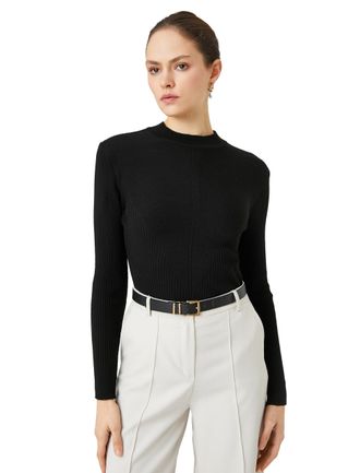 Koton Women Half Turtleneck Sweater