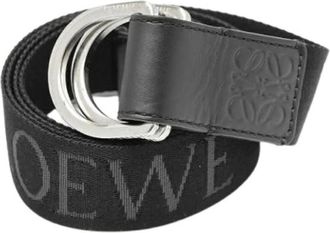 Loewe unisex, Pre-owned, Noir, Taille: ONE Size Ceinture en nylon Pre-owned