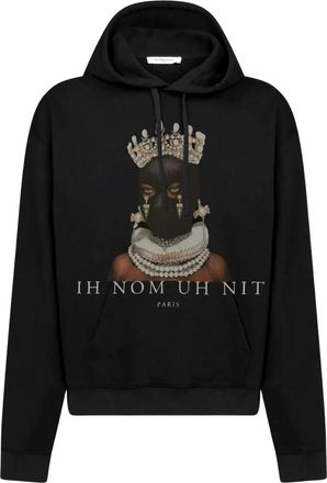 Ih Nom Uh Nit Queen Print Hoodie - - Sweatshirts & Hoodies - Herren - Schwarzk - M