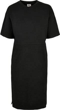 Urban Classics Femme pour Femme en Tissu Organique Surdimensionné Robe, Noir, S EU