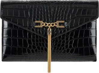 Elisabetta Franchi Femme, Sacs, Noir, Taille: ONE Size Tracolla catena groumette