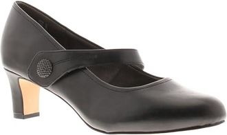 Jana Escarpins pour Femme avec Sangle 8-22473-41, Noir synthétique, 38 EU Large