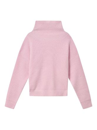 Isabel Marant pull c&ocirc;tel&eacute; &agrave; col roul&eacute; - Rose