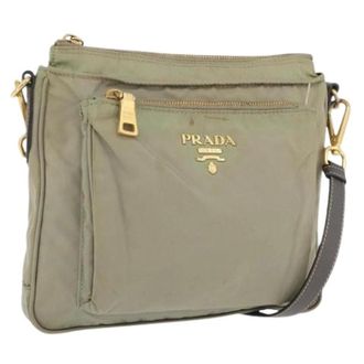 Prada Pre-owned Vintage Crossbody-Tasche aus Nylon - - Pre-owned - Damen - Beige - ONE SIZE