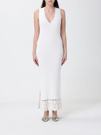 Ganni Robe GANNI Femme couleur Blanc