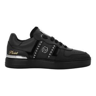 Philipp Plein Low-Top Sneaker - Lo-Top Turnschuhe Mit Nieten Verziert - Gr. 35 (EU) - in Schwarz - f&uuml;r Damen