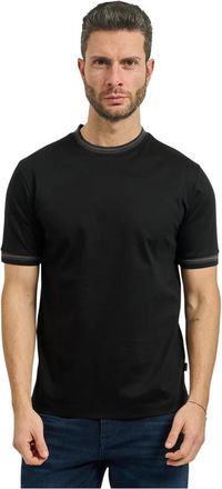 HUGO BOSS Homme, Tops, Noir, Taille: 6XL T-Shirt Tessler &agrave; Col Rond
