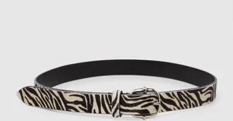 Isabel Marant Ceinture Depson Zebra Palladium, D&eacute;fil&eacute;