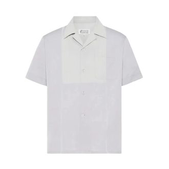 Maison Margiela Baumwoll-Bowlinghemd - - Shirts - Herren - Wei&szlig; - L