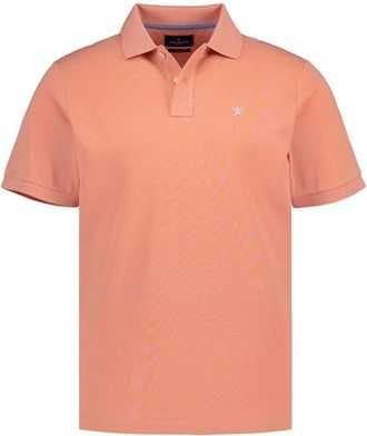 Hackett Herren Polo-Shirt orange Baumwoll-Piqu&eacute;