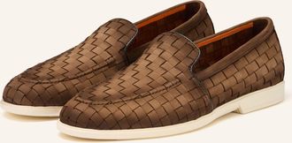 Santoni Slipper Malibudama braun