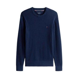 Tommy Hilfiger Homme, Pulls, Bleu, Taille: 2XL Maille ras du cou