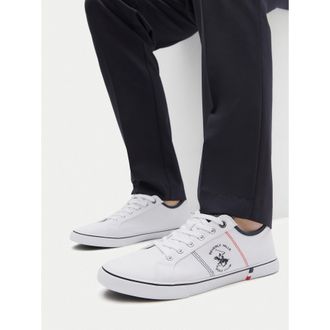 Beverly Hills Polo Club Sneakers aus Stoff Beverly Hills Polo Club M-VSS24010A Wei&szlig;