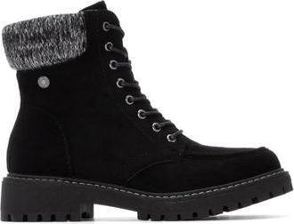 Refresh Bottines Femme Noir - Chaussures confortables et polyvalentes - Mode décontractée - Modèle 17302802 (Taille39)