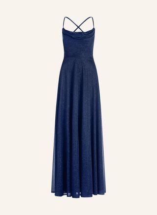 SUDDENLY Princess Abendkleid Mit Glitzergarn Und Cut-Out blau