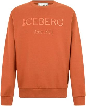 Iceberg Rundhals-Sweatshirt - - Sweatshirts & Hoodies - Herren - Braun - L