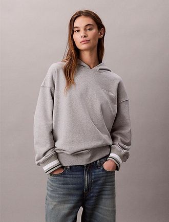 Calvin Klein Hoodie Aus French-terry - B10 Grey Heather - Damen - M