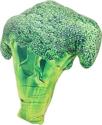 SOLUSTRE Kissen Aus Pl&uuml;sch Mit Brokkoli-Design F&uuml;r Bett Und Sofa Weiches Gem&uuml;se-pl&uuml;sch F&uuml;r Junge M&auml;dchen Dekoratives Kissen F&uuml;r Zuhause Und Stuhl