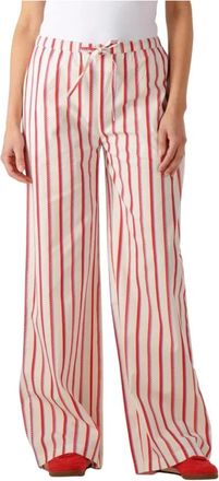 Refined Department Rote Mara Straight Leg Jeans - - Trousers - Damen - Rot - XL