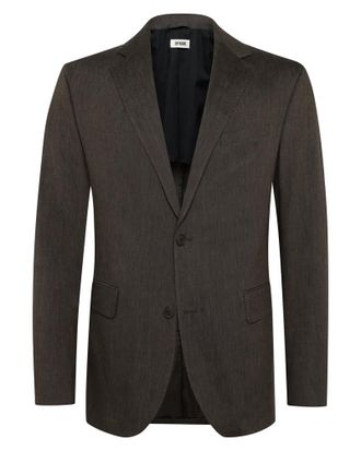 Drykorn Teilweise gef&uuml;tterter Blazer aus Leinenmischgewebe in