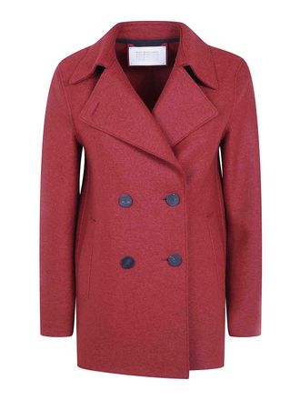 Harris Wharf London Kurzer Mantel - Rot