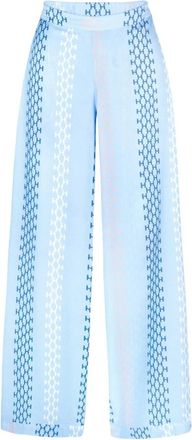 H&eacute;st H&eacute;st, Femme, Pantalons, Bleu, Taille: 46 FR Wide Pantalons