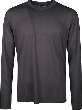 Altea Homme, Tops, Gris, Taille: M Ronny Long Sleeve T-Shirt
