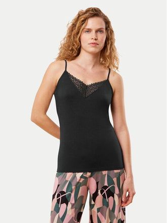 Triumph Pyjama-T-Shirt Aura Spotlight 10221405 Schwarz Regular Fit