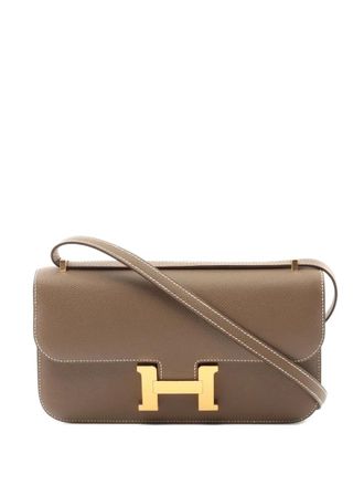 Hermès 2025 Constance Elan Schultertasche - Grau