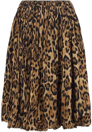 Alaia Jupe Midi - Camel