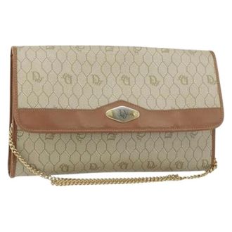 Dior Sac &agrave; bandouli&egrave;re vintage Pre-owned - Femme - Pre-owned - Beige - Taille: ONE Size