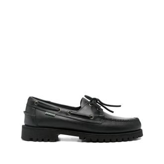 Sebago Schwarze Schn&uuml;rschuhe mit Lug-Sohle - - Shoes - Herren - Schwarzk - 40 EU