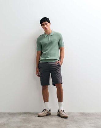 GANT Short chino slim style sportif - Fauve-Marron