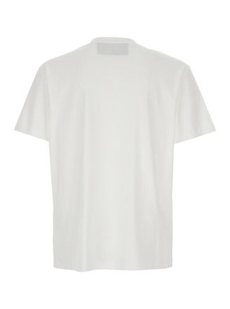 Valentino Mens T-Shirt Jersey White Cotton T-Shirts And Polos