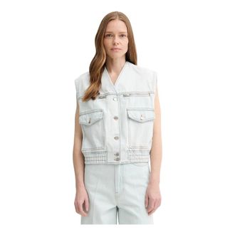 Bally Denim Vest - - Jackets - Damen - Blau - M