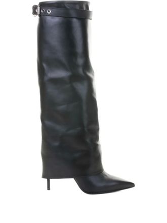 Chantal bottines à boucle 90 mm - Noir