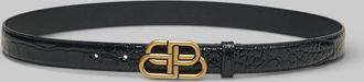Balenciaga Bb Thin Belt 25