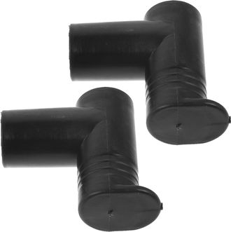 BESPORTBLE 2 St&uuml;ck Rechtwinklige W&auml;schest&auml;ndergelenke aus Kunststoff Universelle Kleiderst&auml;nder Verbindungsst&uuml;cke f&uuml;r Aluminium Holz und Kunststoffstangen Einfac