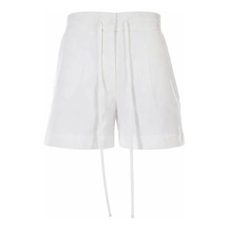 P.A.R.O.S.H. P.a.r.o.s.h., Femme, Shorts, Blanc, Taille: 40 FR Shorts &agrave; cordon de serrage