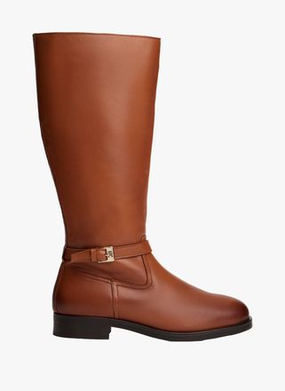 Tommy Hilfiger Bottes zipp&eacute;es en cuir